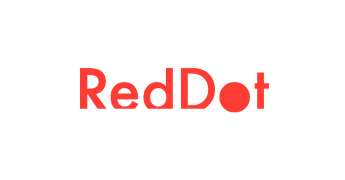 red dot icon text